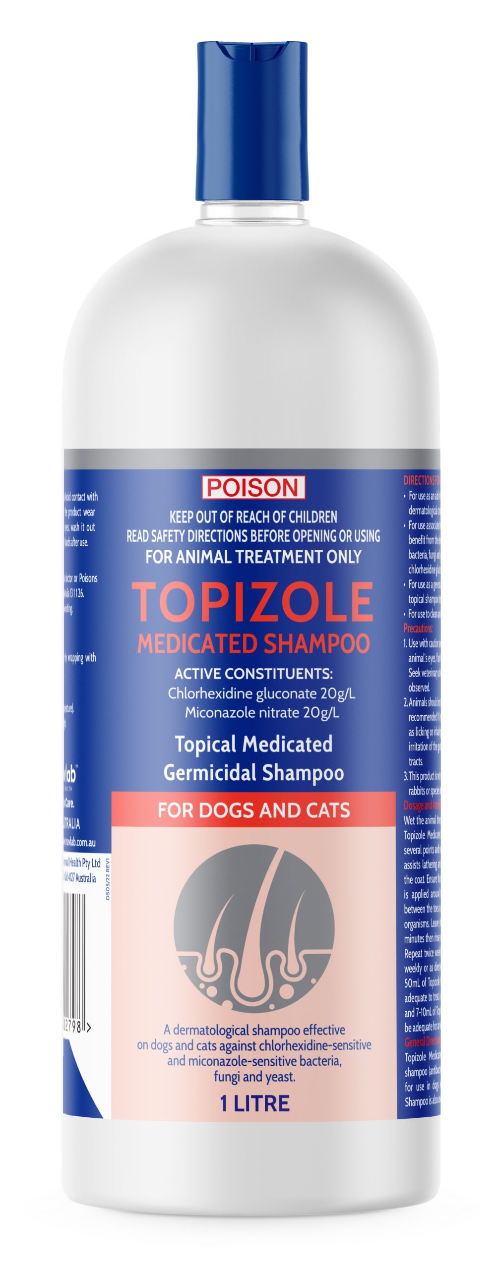 TOPIZOLE MEDICATED SHAMPOO for Dogs and Cats | Mavlab