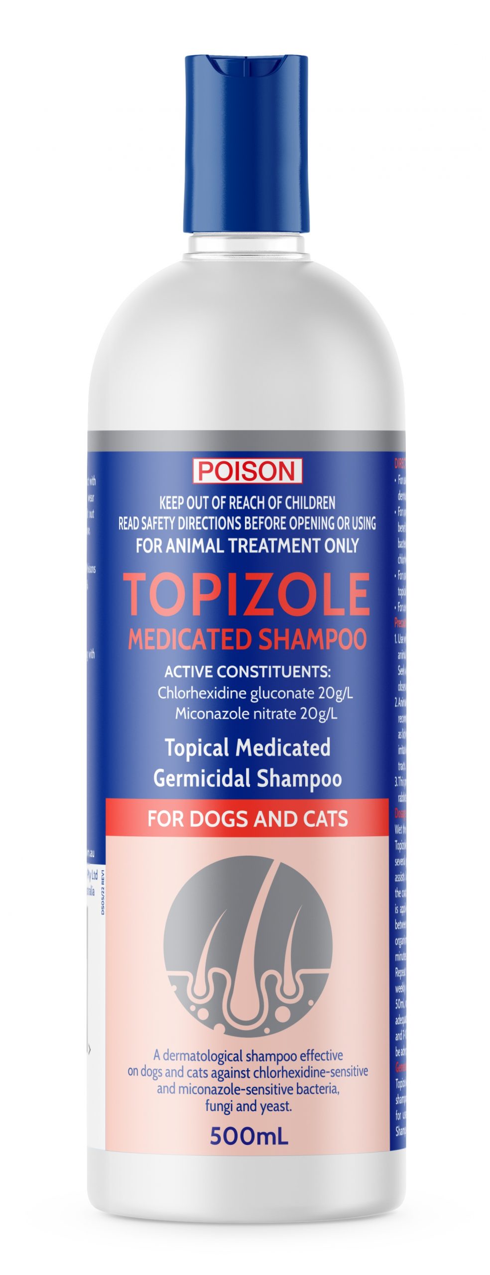 TOPIZOLE MEDICATED SHAMPOO for Dogs and Cats | Mavlab